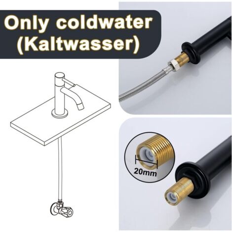 Bathroom taps, basin tap for cold water, cold water tap, cold water tap