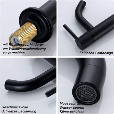 Bathroom taps, basin tap for cold water, cold water tap, cold water tap