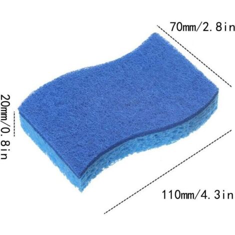 Pack of 10 cleaning sponges, for kitchen cleaning, dishwashing, pot ...