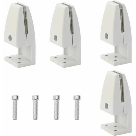 Set of 4 office divider clips, made of aluminum alloy, sneeze guard ...