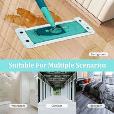 Replacement mop heads, microfiber mop heads for Leifheit Clean Twist M ...