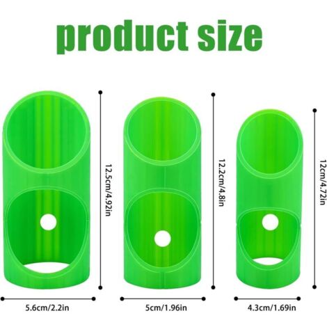 3-Piece Foam Pipe Cutting Tool Set, Pipe Insulation Template, Foam Pipe ...