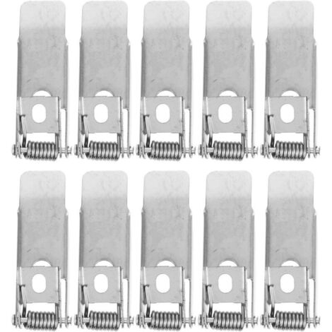10 Spring Clips for Recessed Spotlights, Universal Mounting Clamps for ...