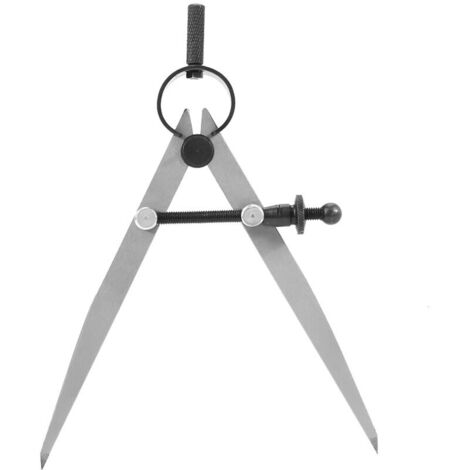 100mm Leather Dry Point Compass Spring Divider Rotation Scratch Craft ...