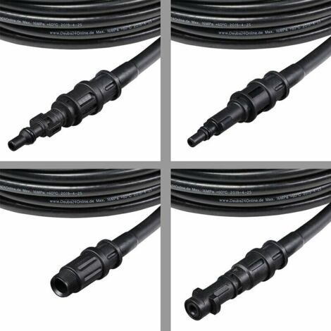 Drain cleaner hose for pressure washer, flexible black drain cleaning ...