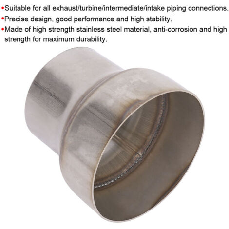 Intake Pipe Reducer, Stainless Steel Exhaust/Intake Reducer Adapter ...