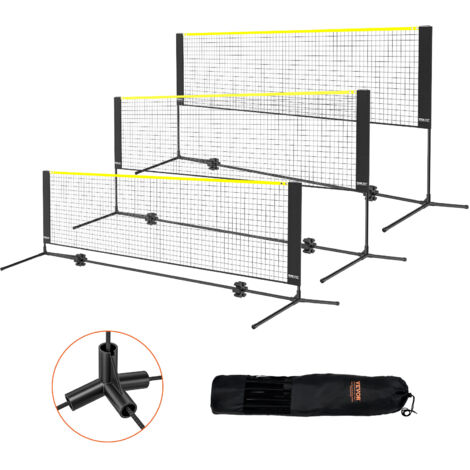 VEVOR 3m Badminton Netz Set Outdoor Tragbare Volleyball Pickleball ...