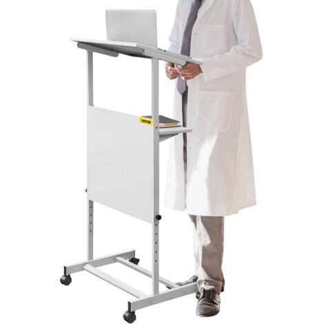 VEVOR Leggio per Podio con Altezza Regolabile 103cm-135cm, Leggio ...