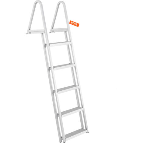VEVOR bathing ladder boat ladder removable 5 steps 159kg load capacity ...