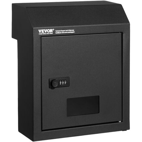 VEVOR Through The Door Key Drop Box, Heavy Duty Steel Through the Door ...