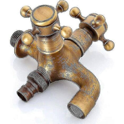 Robinet de bassin de style européen vintage à double fonction