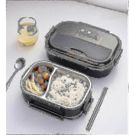 Boîte à lunch isotherme en acier inoxydable 304 étanche Gris 800ml ...