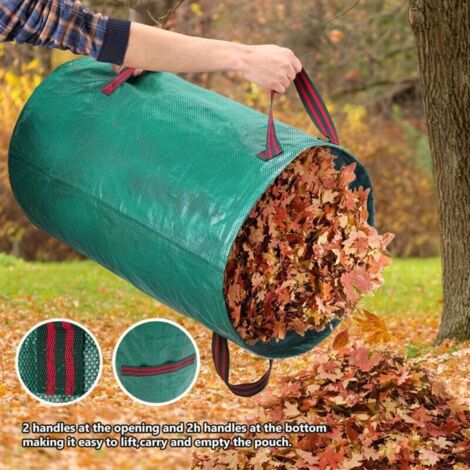 Sacs de jardin pour ramassage de végétaux herbe et feuilles mortes ...