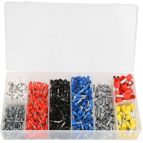 Kit assortimento di terminali a crimpare per connettori isolati da 1200 ...