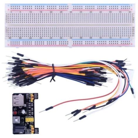 Kit di componenti elettronici con resistenza per cavo breadboard da 830 ...