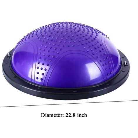 Riabilitazione dell'equilibrio con mezza palla, allenamento dell ...