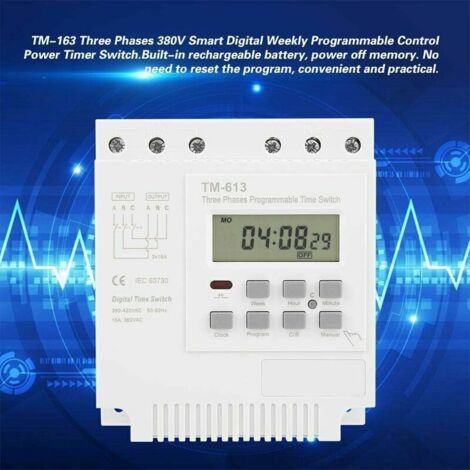 Timer programmabile - Timer 380V TM-613 Interruttore temporizzato per ...