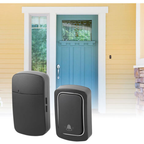 Campanello esterno wireless autoalimentato, campanello di benvenuto ...