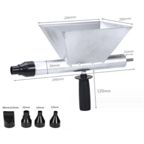 Pistola de lechada eléctrica portátil con 4 boquillas, pistola de ...