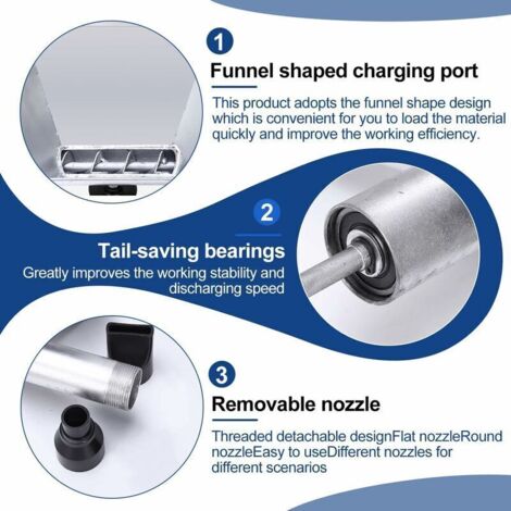 Pistola de lechada eléctrica portátil con 4 boquillas, pistola de ...