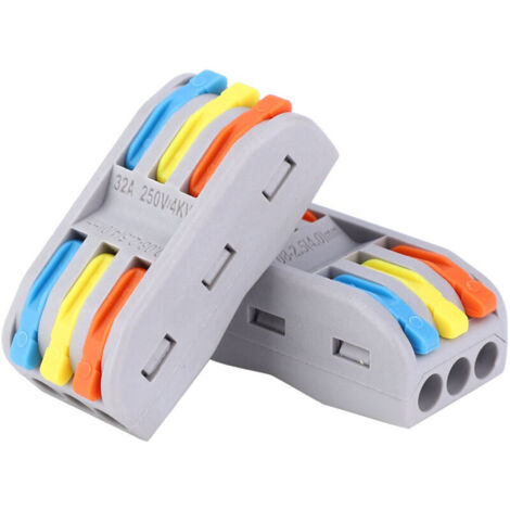 Conector de cableado rápido de bloque de unión de conductores de cable ...