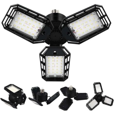 Luces LED para garaje, luz LED de techo para taller, luz LED de 6500 K ...