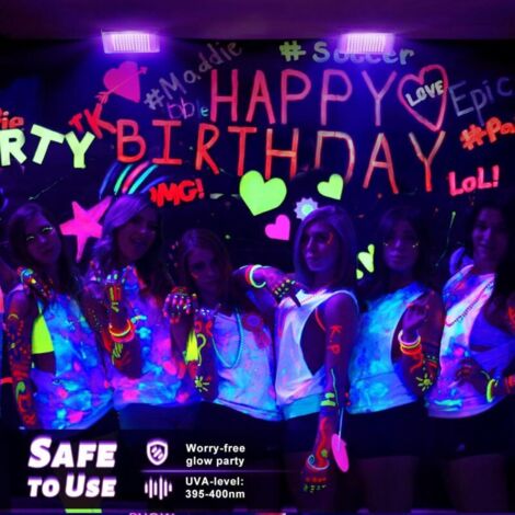 100-W-UV-Schwarzlichtprojektor – Leistungsstark und IP66-wasserdicht ...