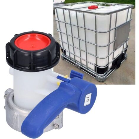 Absperrklappe mit schwimmender Aluminiummutter für 1000-Liter-IBC-Tank ...