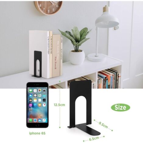 Paar Buchstützen aus Metall, Buchpresse, Buchblock für Kinder/Zuhause ...