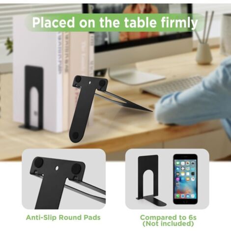 Paar Buchstützen aus Metall, Buchpresse, Buchblock für Kinder/Zuhause ...