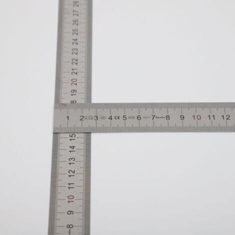 30 cm Edelstahl-Lineal – Multifunktionales Metall-Lineal