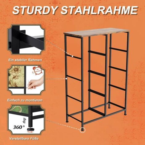 Commode 8 Tiroirs - TANANT - Vintage - Bois et Métal - Rangement ...