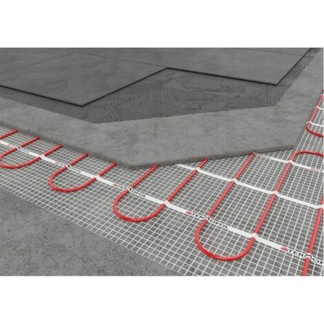 TAPIS CHAUFFANT sous carrelage ENSEMBLE DE CHAUFFAGE AU SOL 10 m2 150W ...
