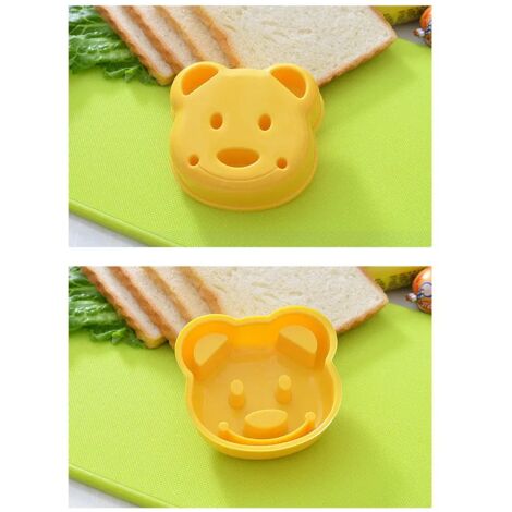 Molde para sándwich de oso, cortador para tostadas de pan, lindas ...