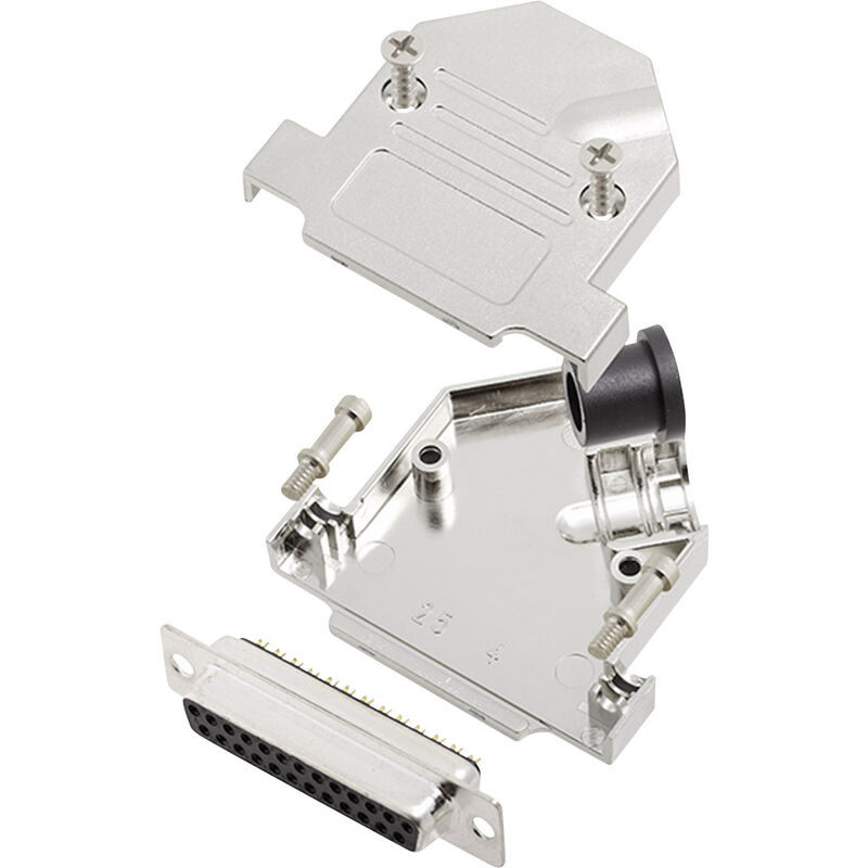 encitech D45NT25-M-DBS-K 6355-0072-23 D-SUB Buchsenleisten-Set 45 ° Polzahl (num): 25 Lötkelch 1 Set