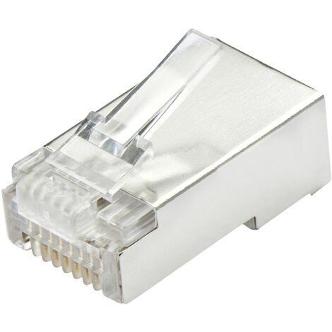 LINDY RJ45 Stecker STP Cat.5e 62406 Stecker, gerade Polzahl 8 ...