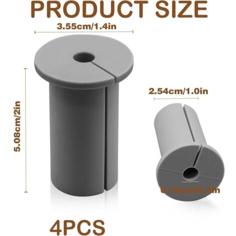 Kit de routage de câbles 4 pièces, passe-câbles muraux, cache-trous de ...