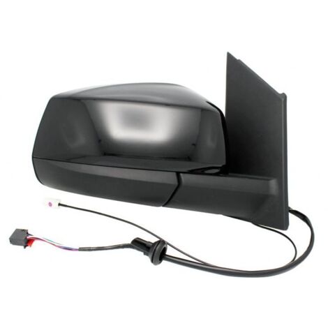 Rétroviseur électrique droit noir brillant chauffant avec antenne ...