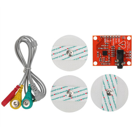 Kit de Capteur ECG - Moniteur de Fréquence Cardiaque avec Câble d ...