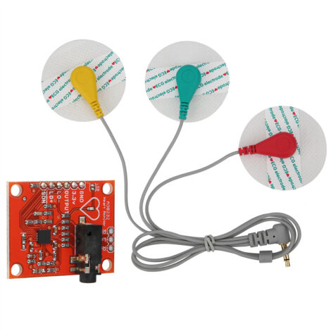 Kit de Capteur ECG - Moniteur de Fréquence Cardiaque avec Câble d ...