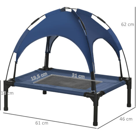 Niche pour chien extérieur imperméable avec dais, dimensions 61 x 46 x ...