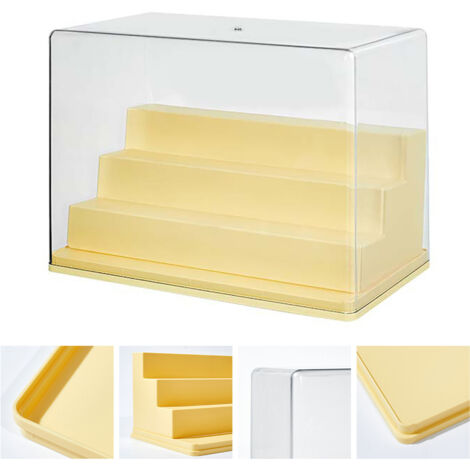 Support de Figurine Transparent Anti-Poussière Étagère à Échelons pour ...