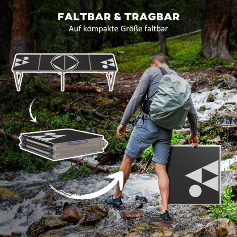 Grande table de camping legere en aluminium pliable pour grand groupe ...