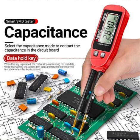 Multimetre intelligent GN701 testeur SMD mesure de resistance CMS ...
