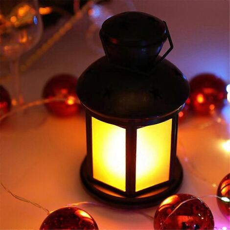 Lampe de camping effet flamme luminaire suspendu rétro rechargeable ...