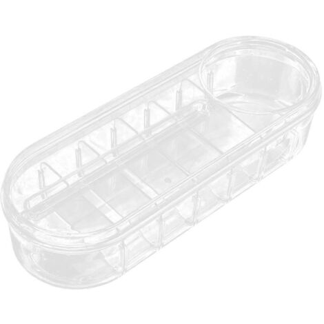 Organisateur électronique en plastique transparent pour câbles, boîte ...