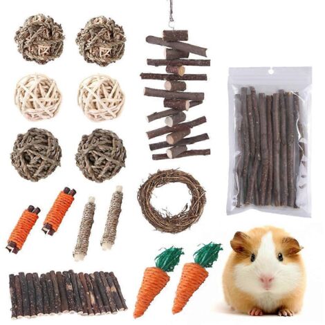 Pont en bois pour hamster anti ennui jouet escalade et balançoire 22cm ...