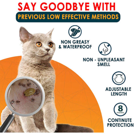 Collier anti-puces et anti-tiques pour grands chiens, collier anti ...