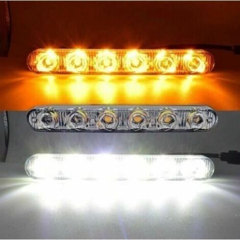 Faro Luces De Día Blanco 9 LED 12V 36W IP68 Universal Para Auto Camión ...