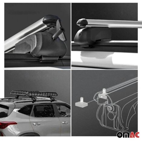 OMAC Barres de toit en aluminium pour Peugeot 2008 II 2019-2026 – City ...